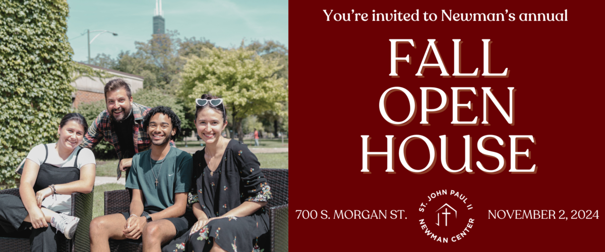 2024 Fall Open House - St. John Paul II Newman Center